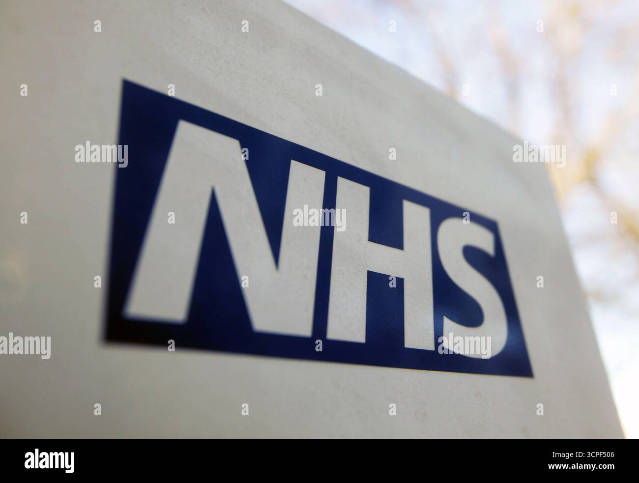 File photo dated 11/01/12 of an NHS sign at St Thomas' Hospital in Westminster, central London ...