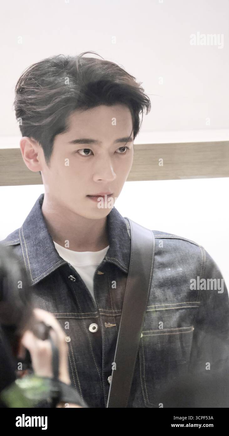 Chinese actor Ryan Cheng attends an activity in Hangzhou City, east ...