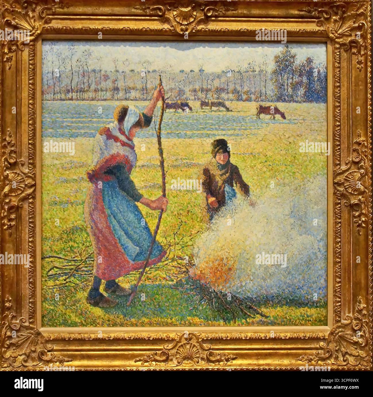 Winter landscape on frosty Stock Vector Images - Alamy