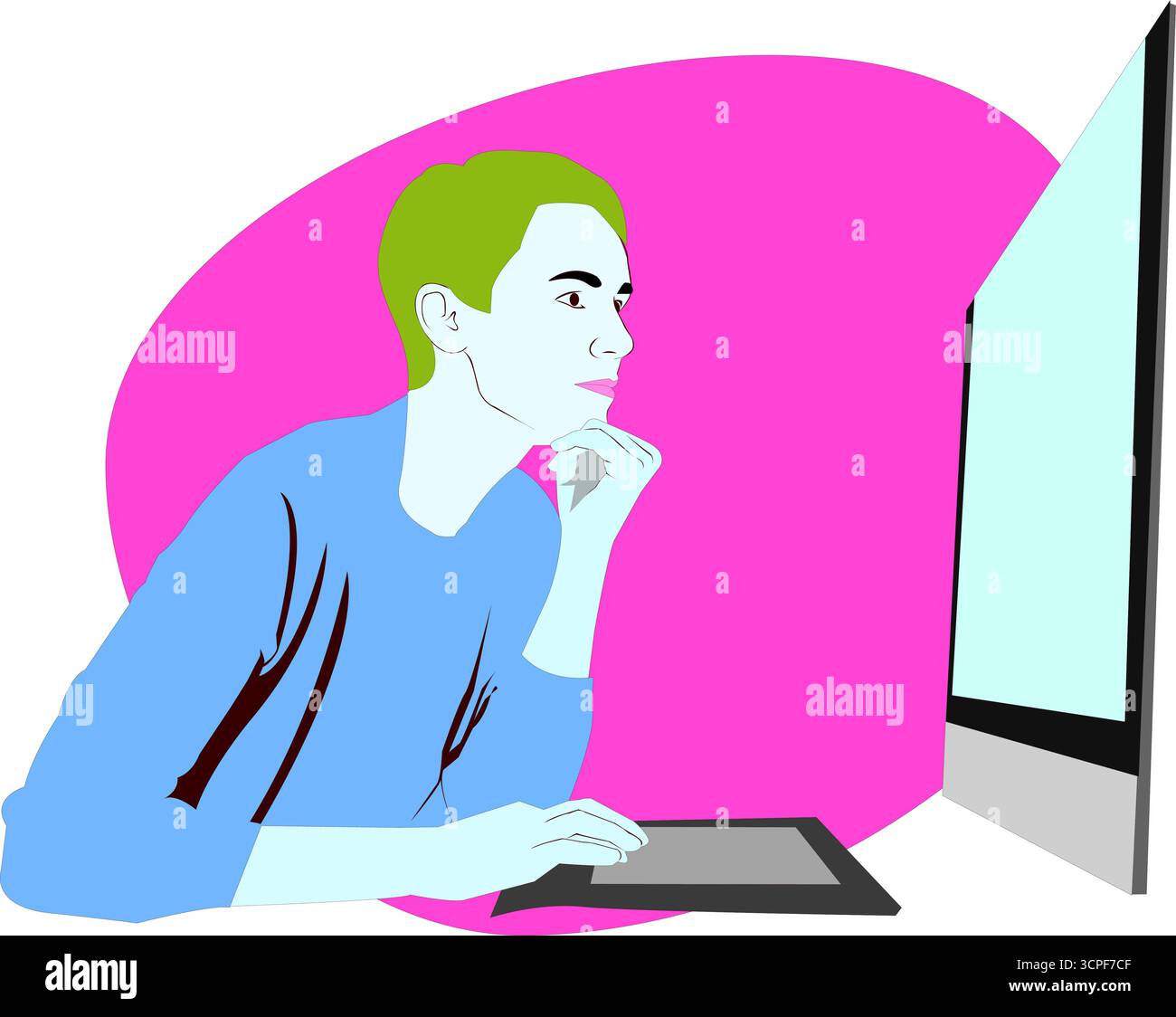 Working people discussing office Stock Vector Images - Alamy