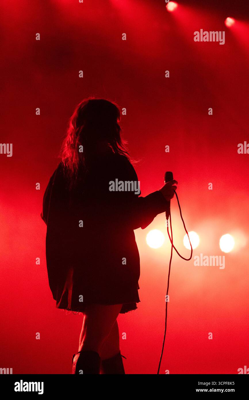 September 25, 2025: Jae Matthews singer with Boy Harsher band ...