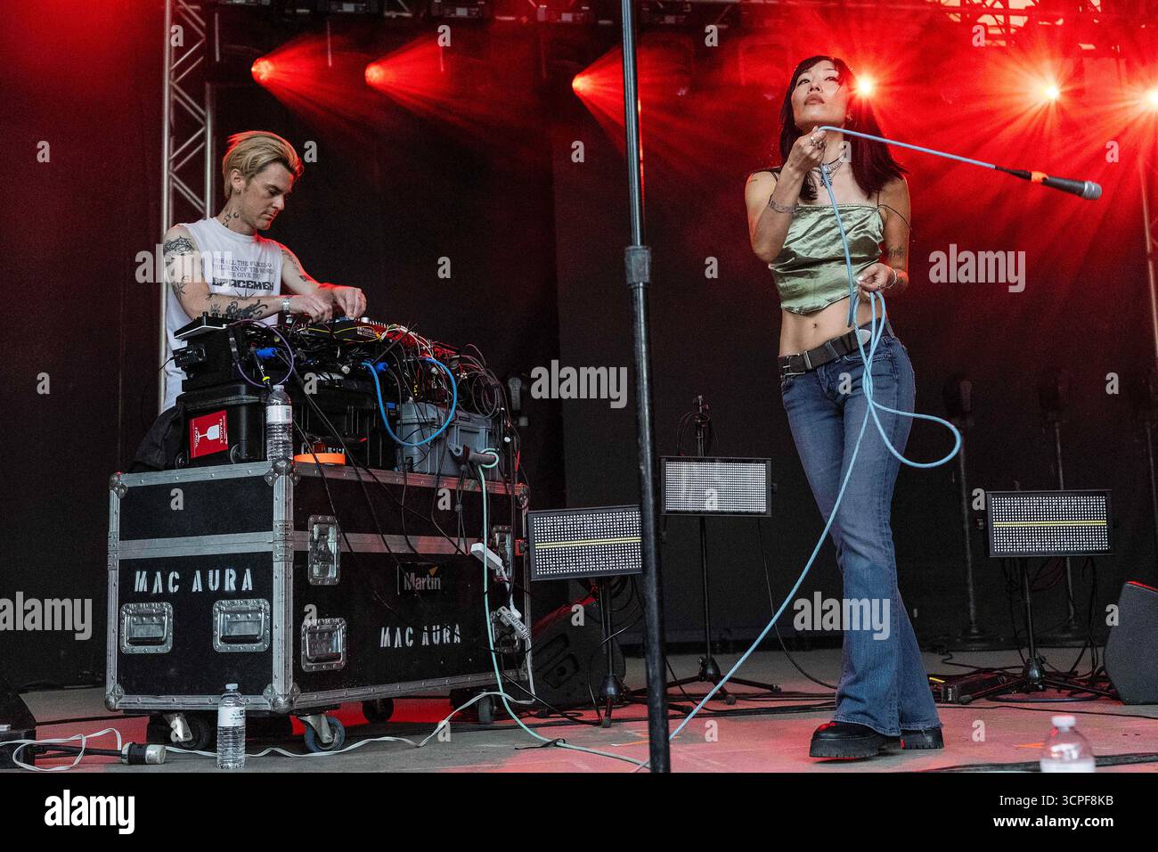 September 25, 2025: Ami Komai vocalist with Kumo 99 performing at the ...