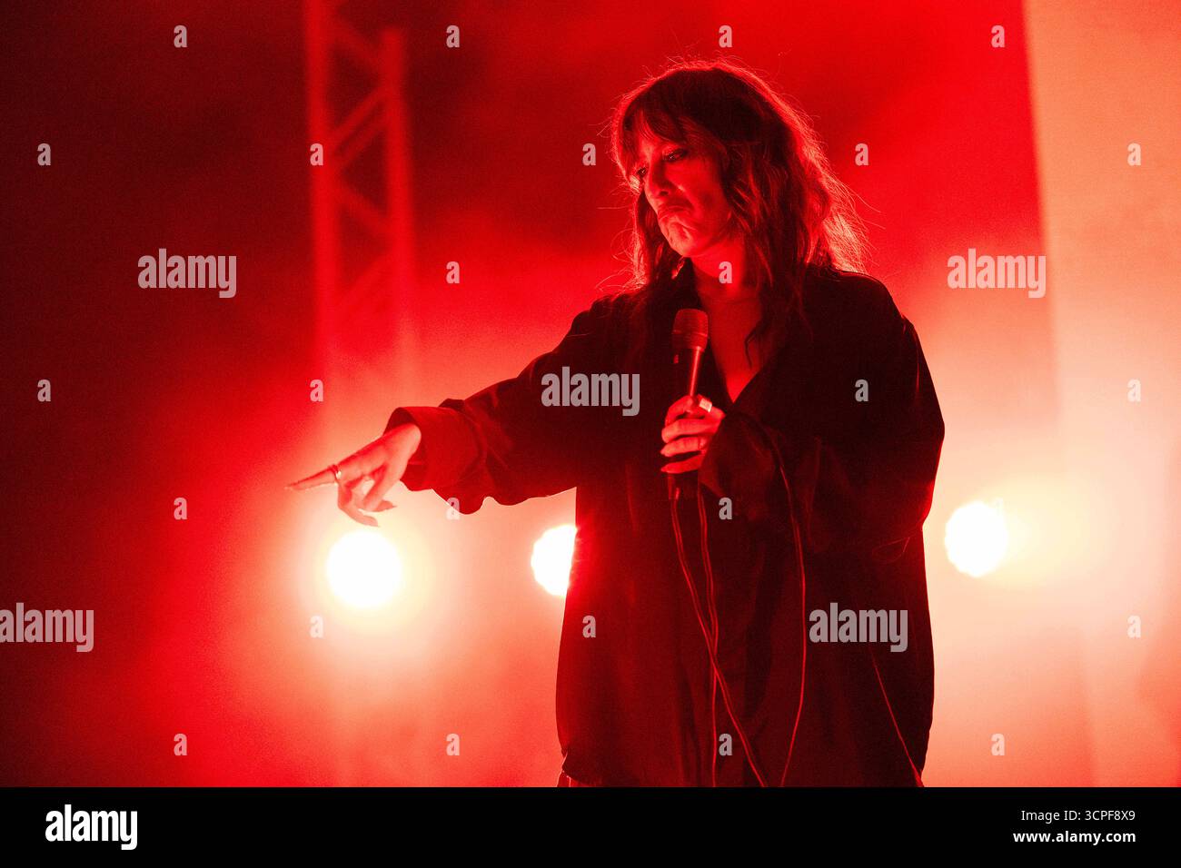 September 25, 2025: Jae Matthews singer with Boy Harsher band ...