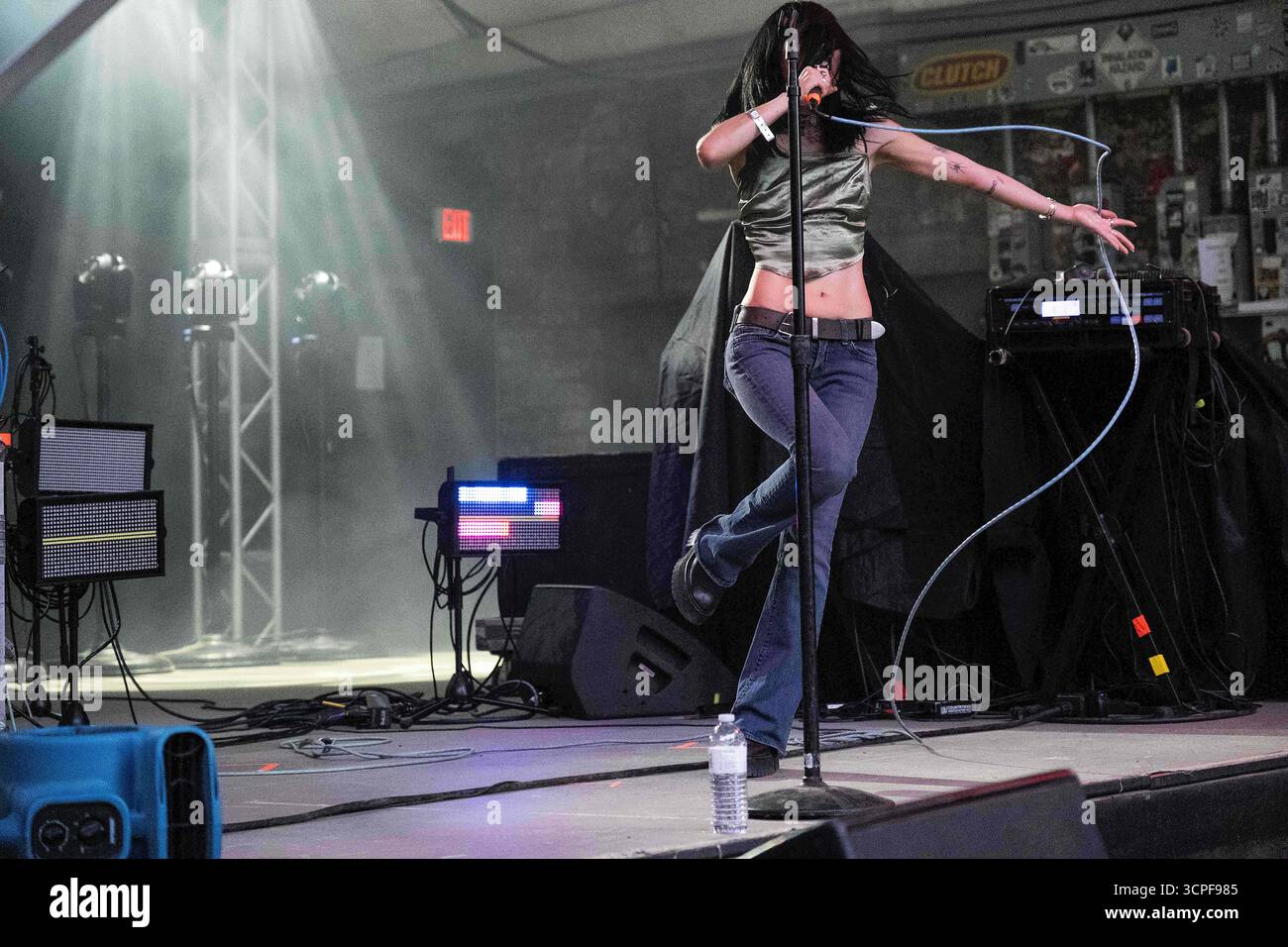 September 25, 2025: Ami Komai vocalist with Kumo 99 performing at the ...