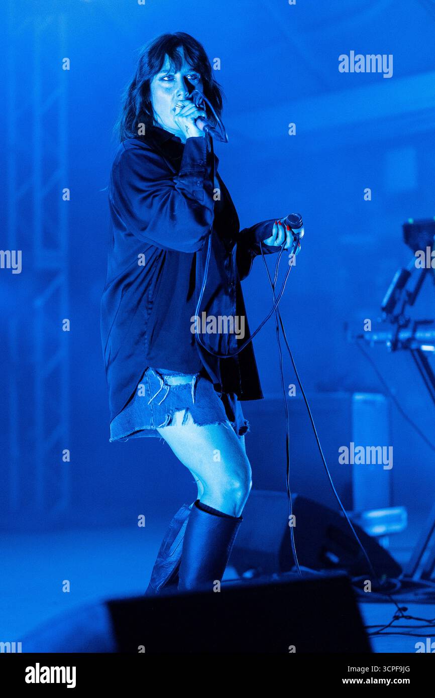 September 25, 2025: Jae Matthews singer with Boy Harsher band ...