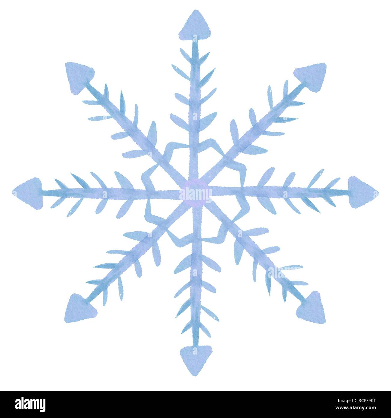 Simple blue snowflake icon Cut Out Stock Images & Pictures - Alamy