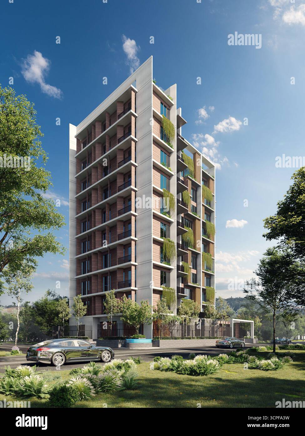 Luxury Modern Architecture Portfolio: High-End Residential Tower with ...