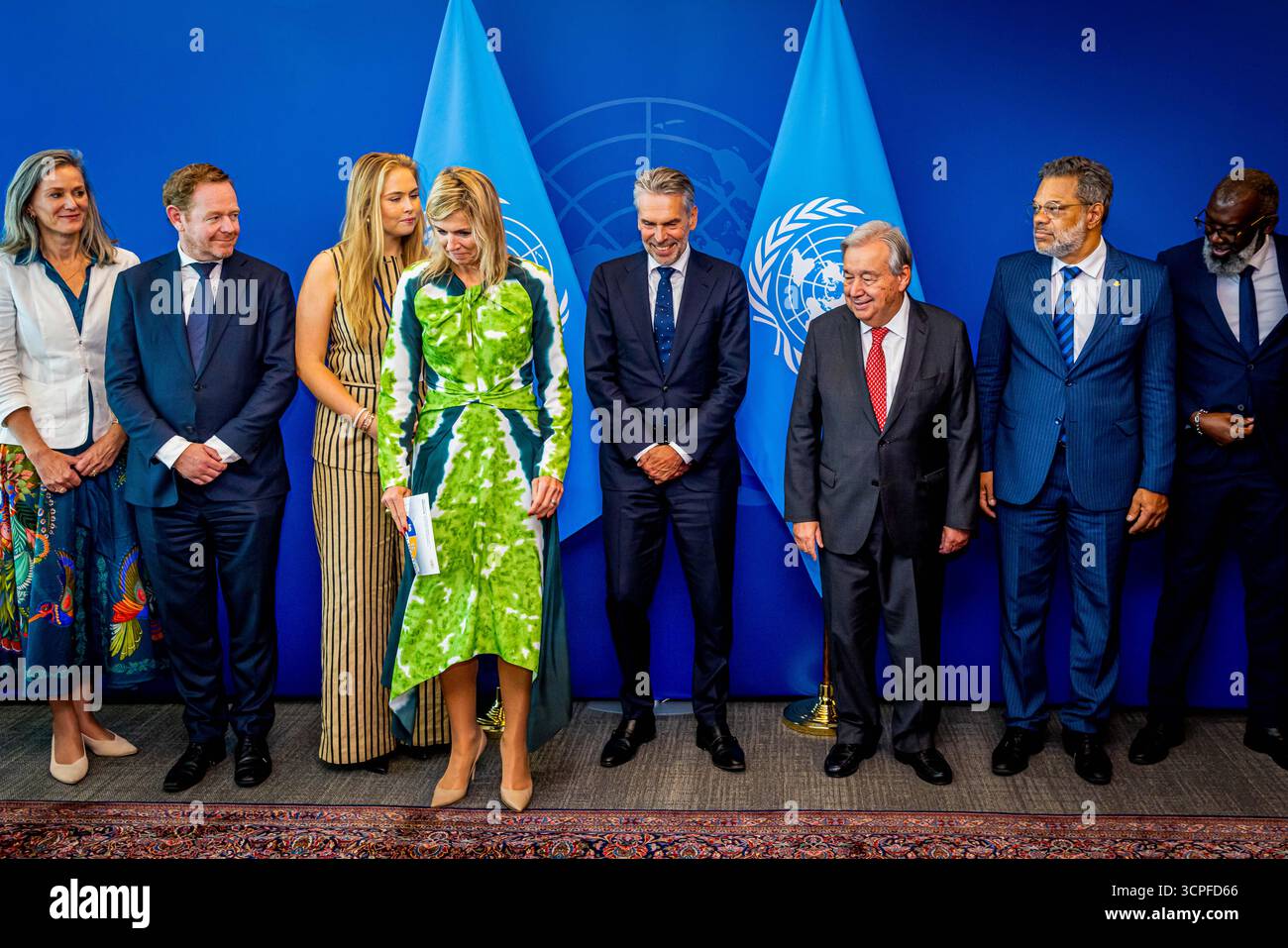 Dutch Ambassador Lise Gregoire, foreign Minister David van Weel ...