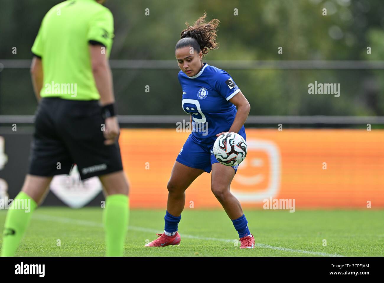 Anissa Giuga (10) of KAA Gent ladies pictured during a female soccer ...