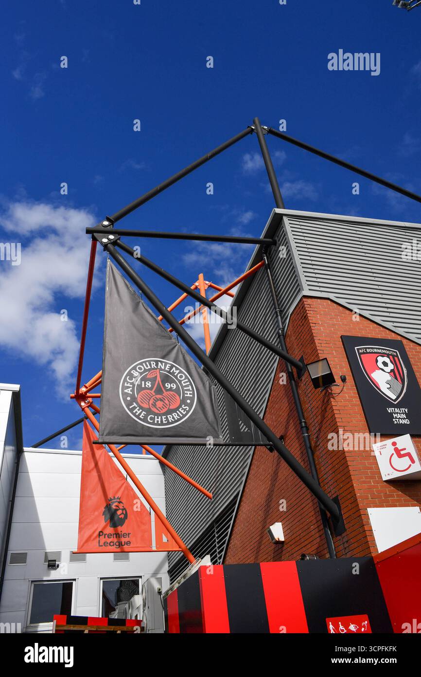 Vitality Stadium , home of AFC Bournemouth football club , England UK ...