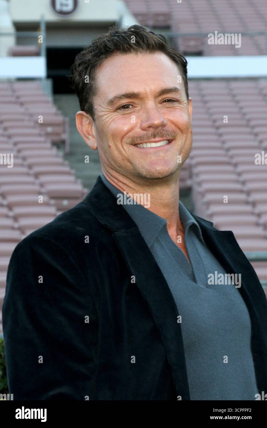 Pasadena, USA. 25, September, 2025. Pictured left to right, Clayne ...