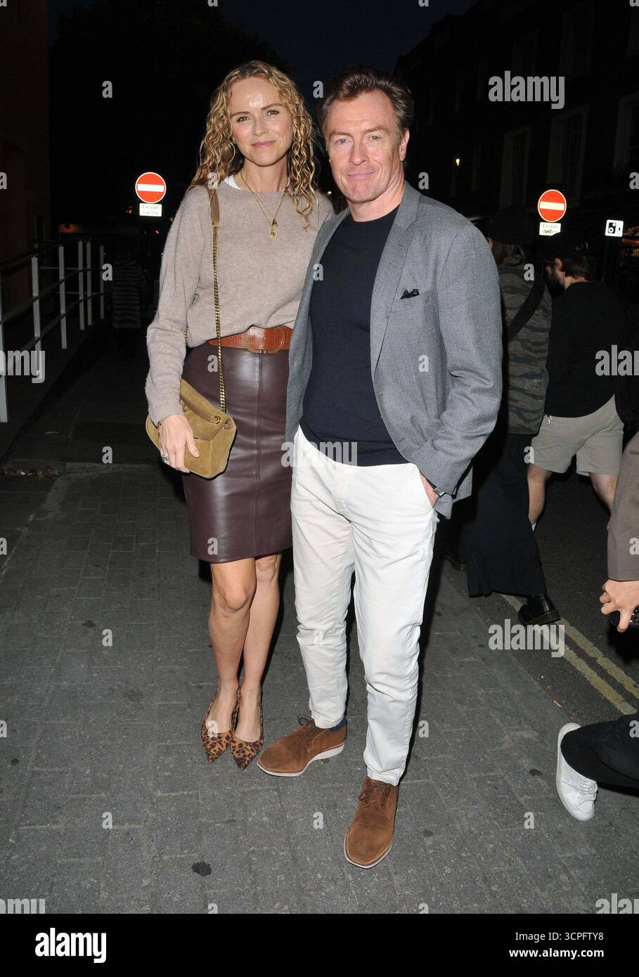 Anna-Louise Plowman and Toby Stephens at the Costume Couture exhibition ...