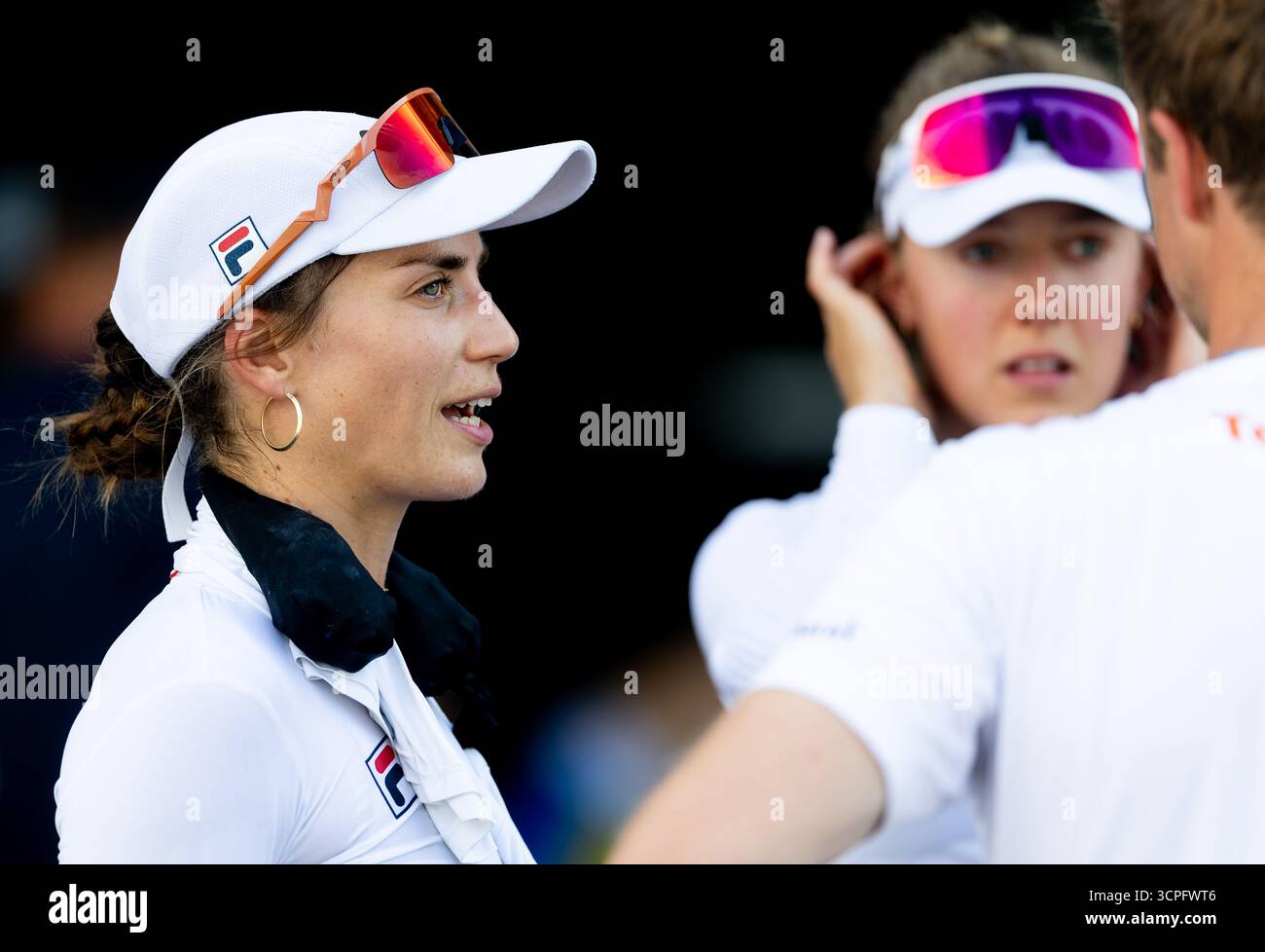 SHANGHAI - Roos de Jong and Benthe Boonstra before the Women's Double ...