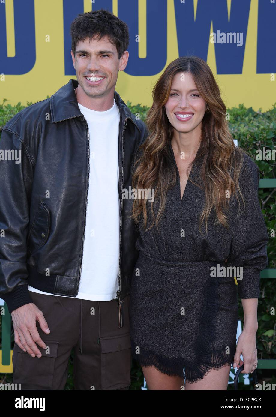 25 September 2025 . Pasadena, California - Tanner Novlan, Kayla Ewell ...