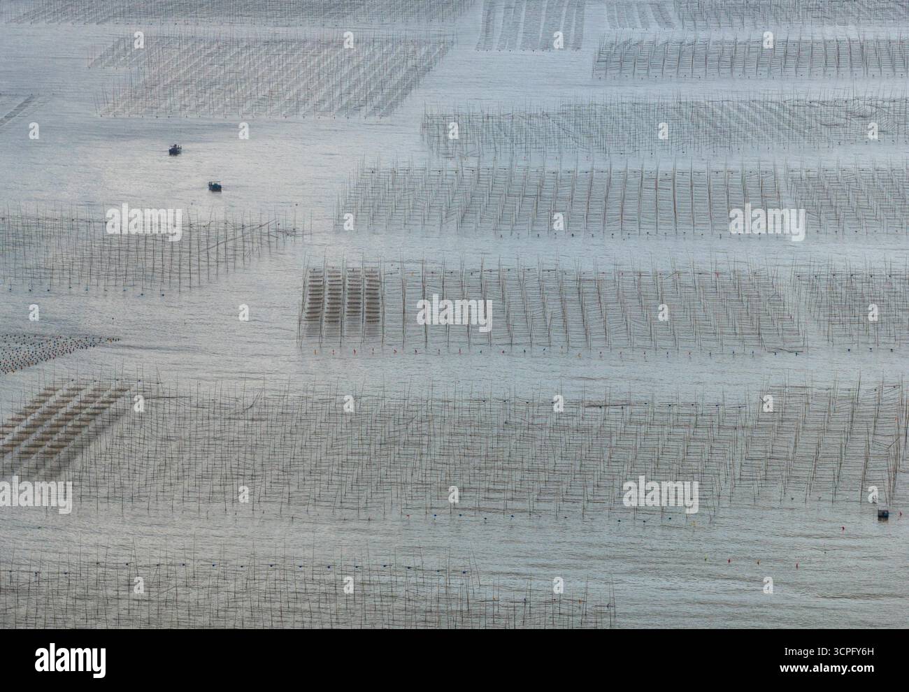 Aerial photo shows the "marine granary" in Ningde City, southeast China ...
