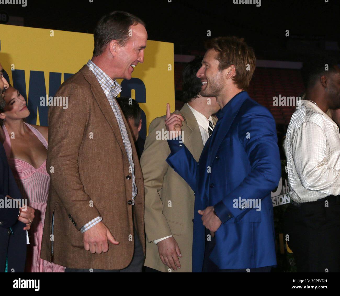 Peyton Manning, Glen Powell at arrivals for CHAD POWERS Premiere, The ...