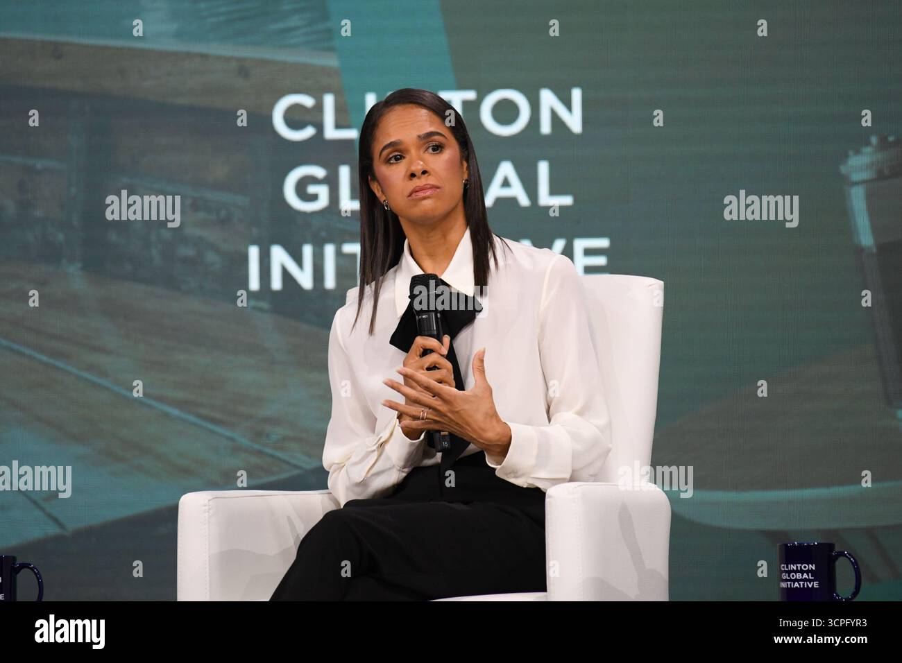 Misty Copeland onstage at the Clinton Global Initiative 2025 Annual ...