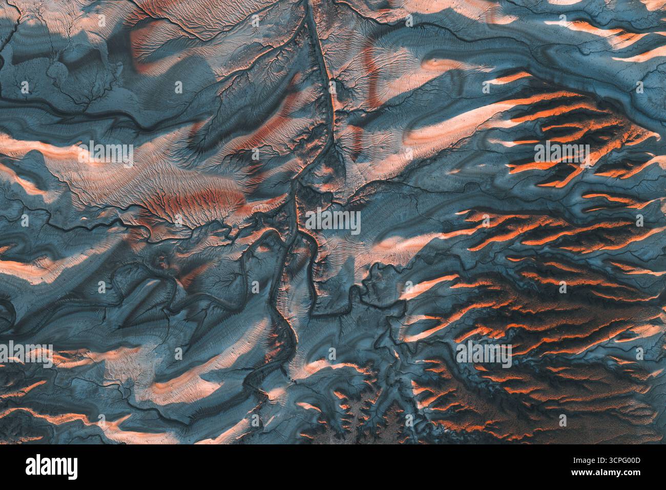 Aerial view stark badlands hi-res stock photography and images - Alamy