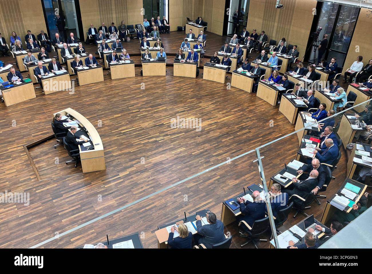 Berlin, Deutschland, 26.09.2025: Bundesrat: 1057. Sitzung des ...