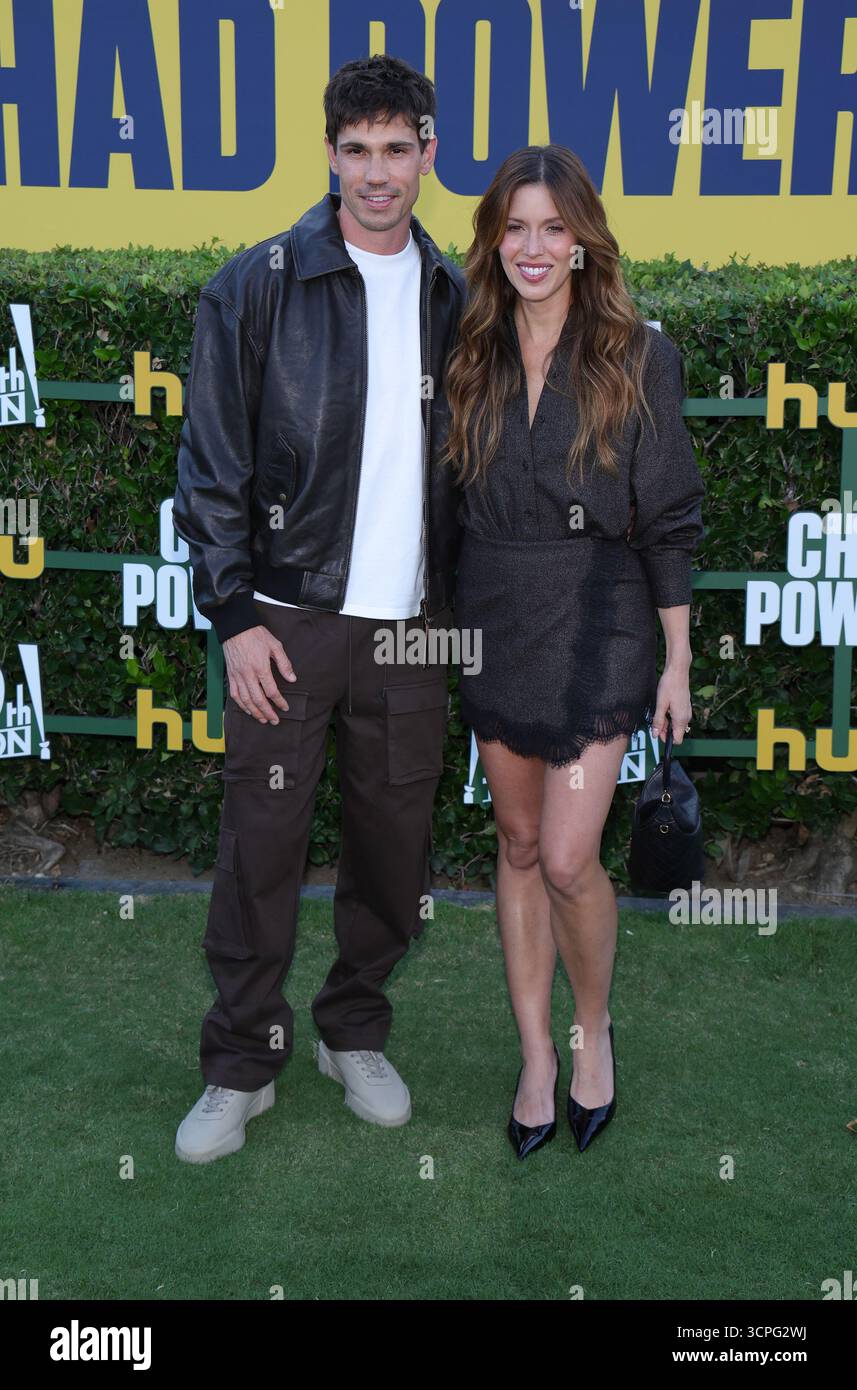 25 September 2025 . Pasadena, California - Tanner Novlan, Kayla Ewell ...