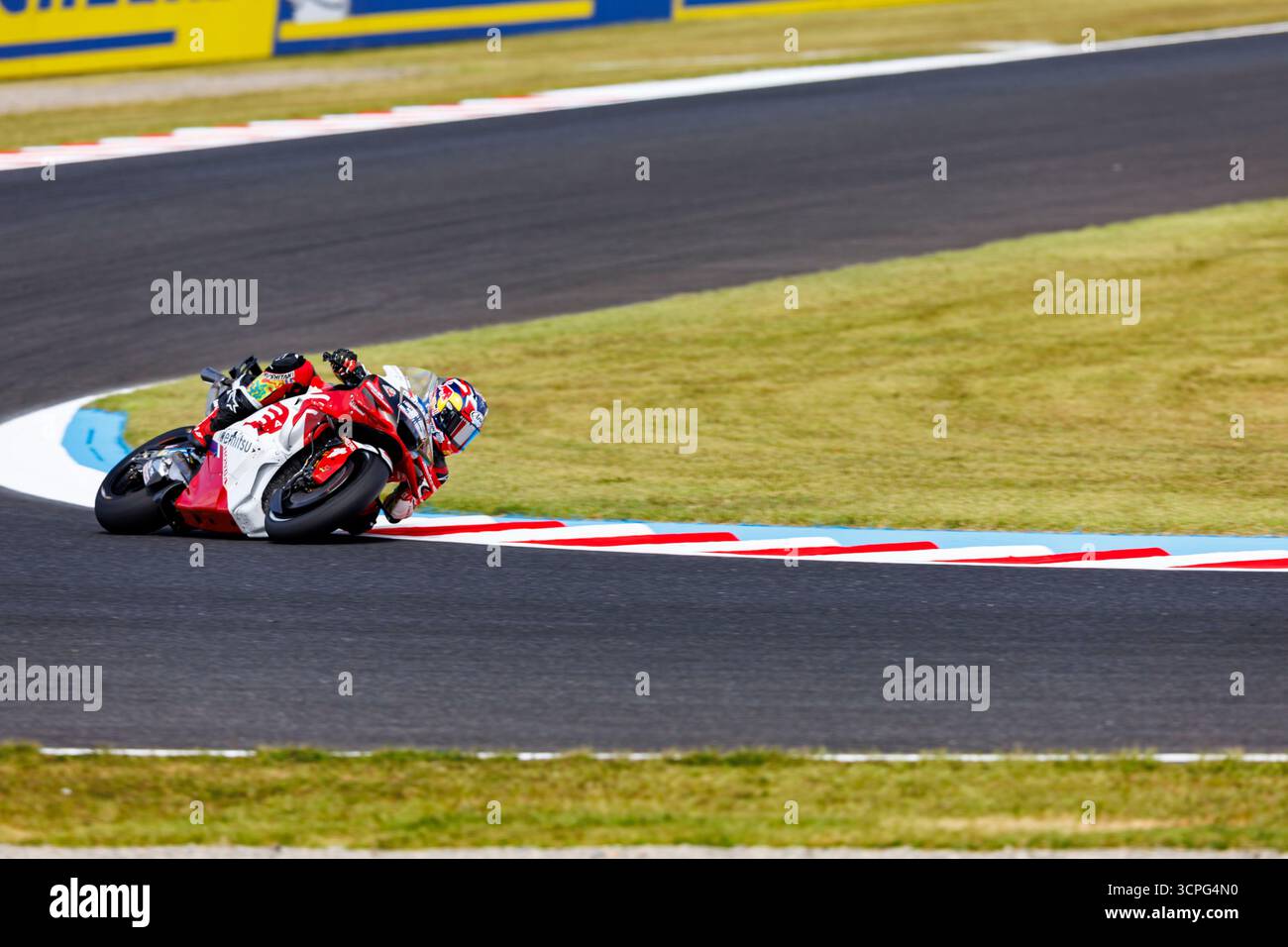LCR Honda rider Somkiat Chantra seen in action during Practice 1 at the 2025 Motul Grand Prix ...