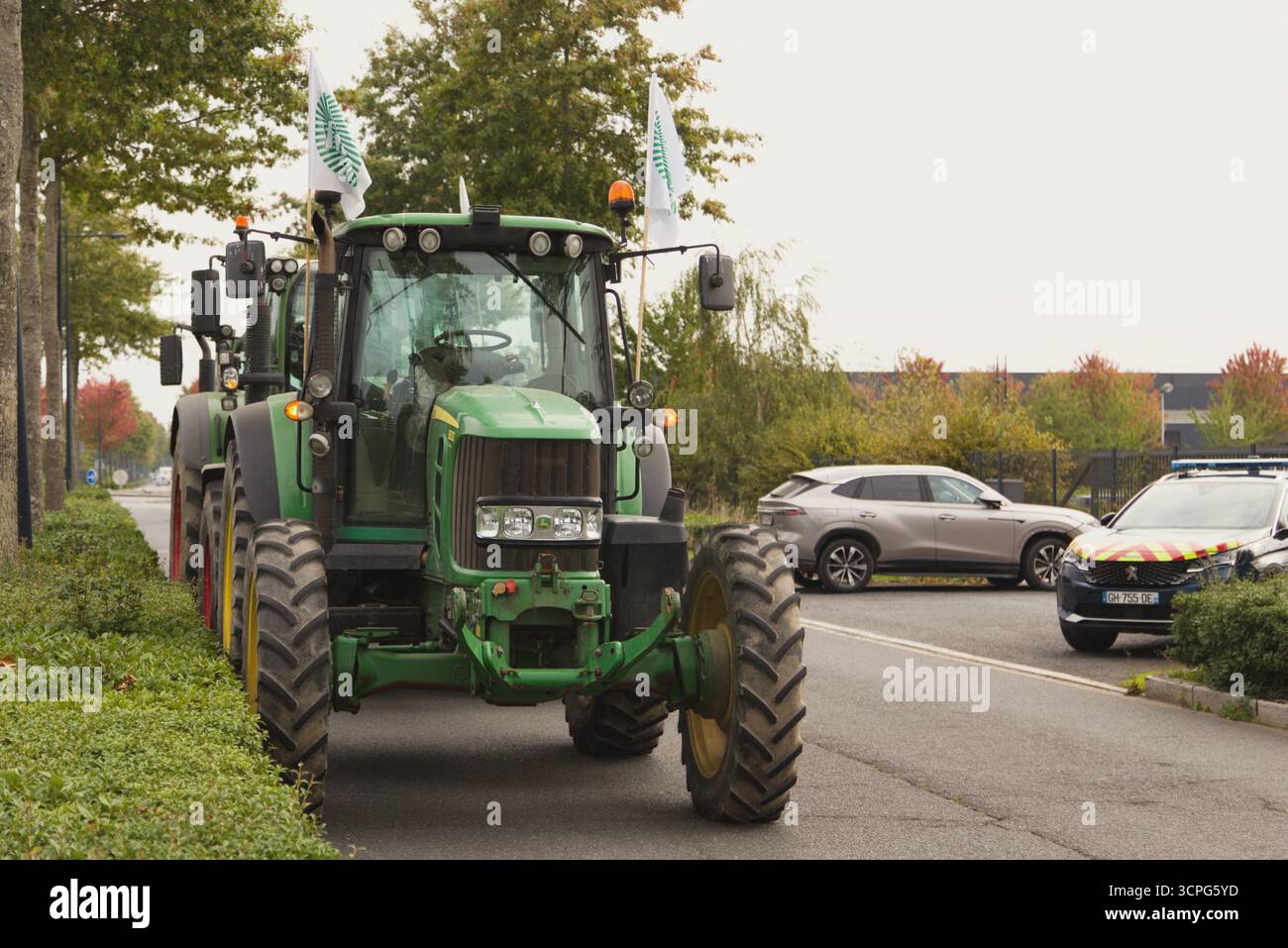 The day of mobilization of farmers at the call of the FNSEA took the ...