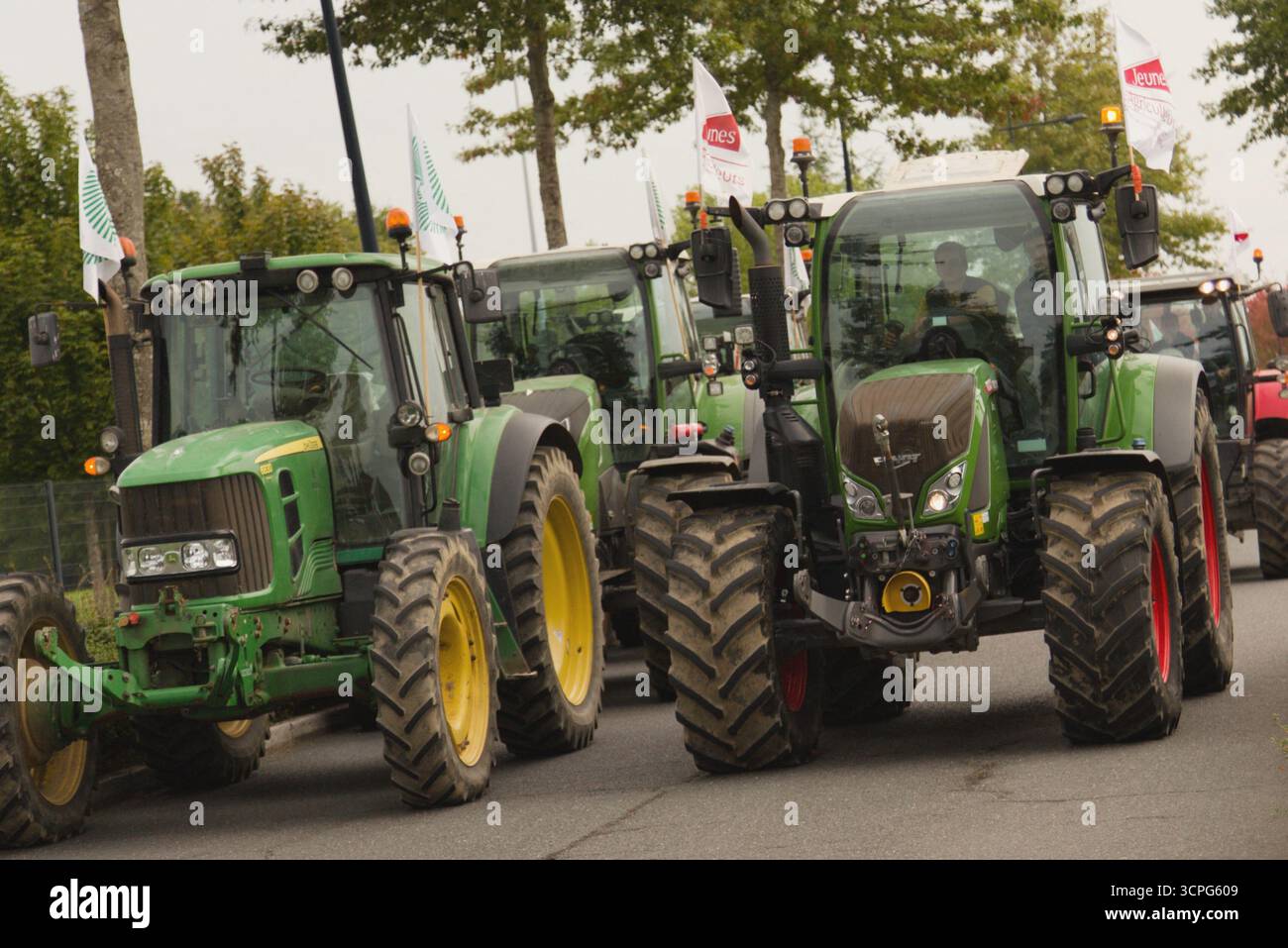 The day of mobilization of farmers at the call of the FNSEA took the ...