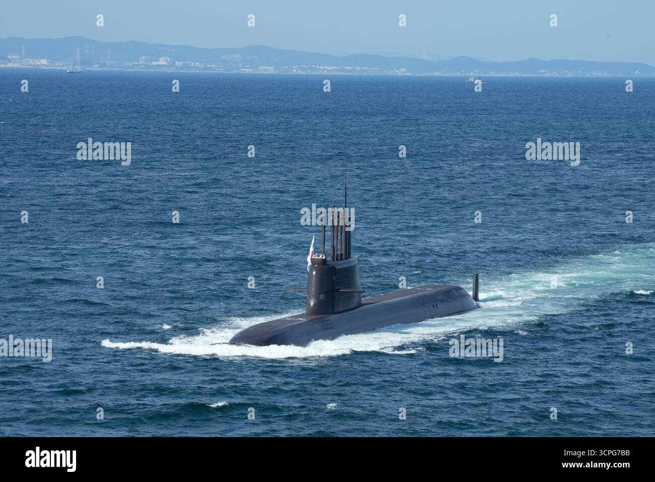 South Korean Navy' 3,000 ton submarine Shin Chae HO is seen during a ...