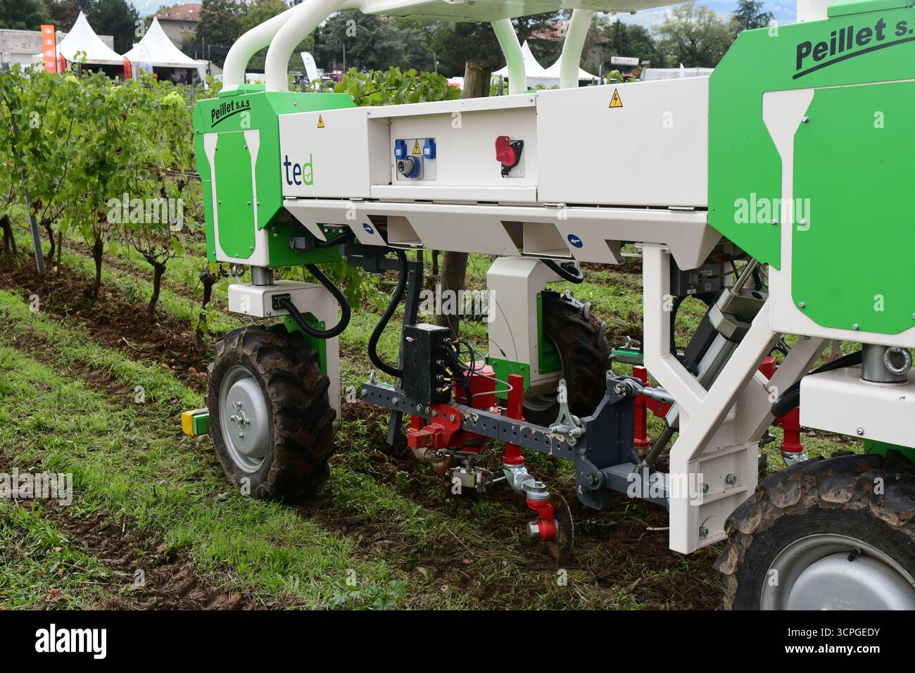 Ted robot for weeding vines seen at the Tech et Bio international ...