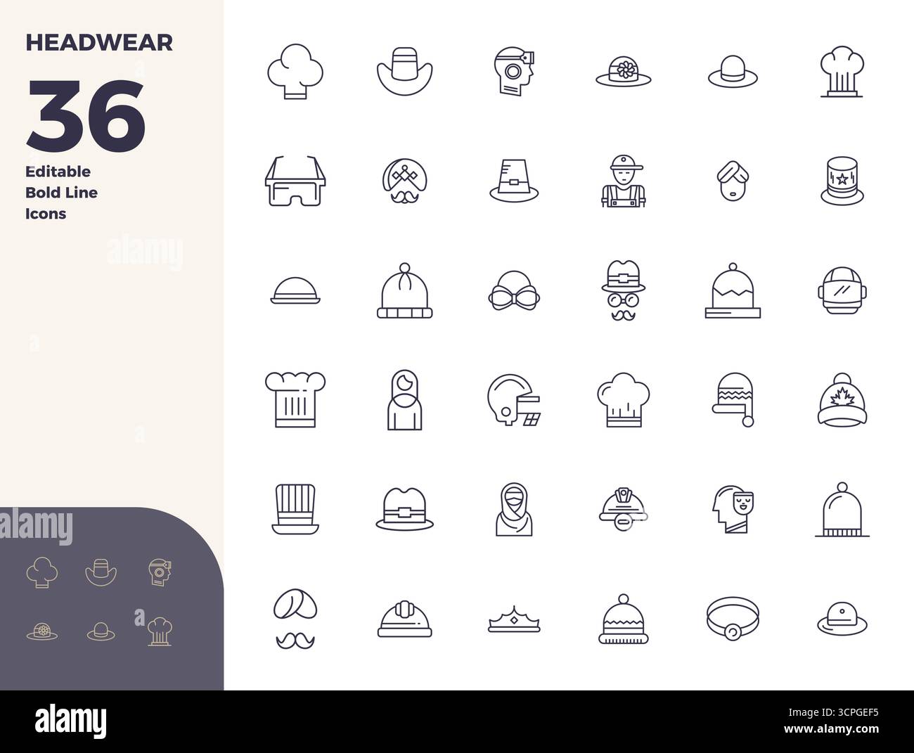 Personified headwear hi-res stock photography and images - Alamy