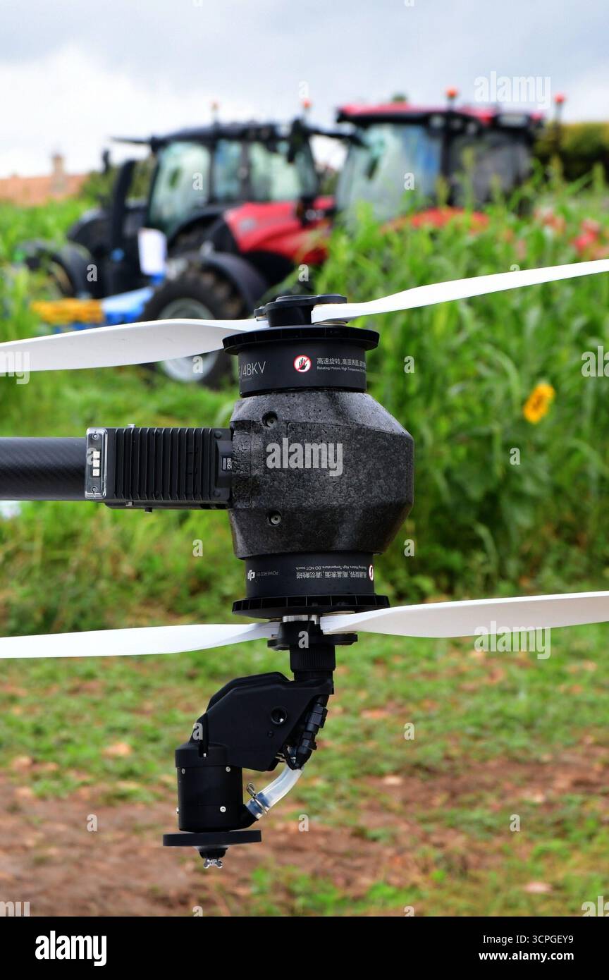 A drone propeller from the Aero Traitements Solutions company's ...