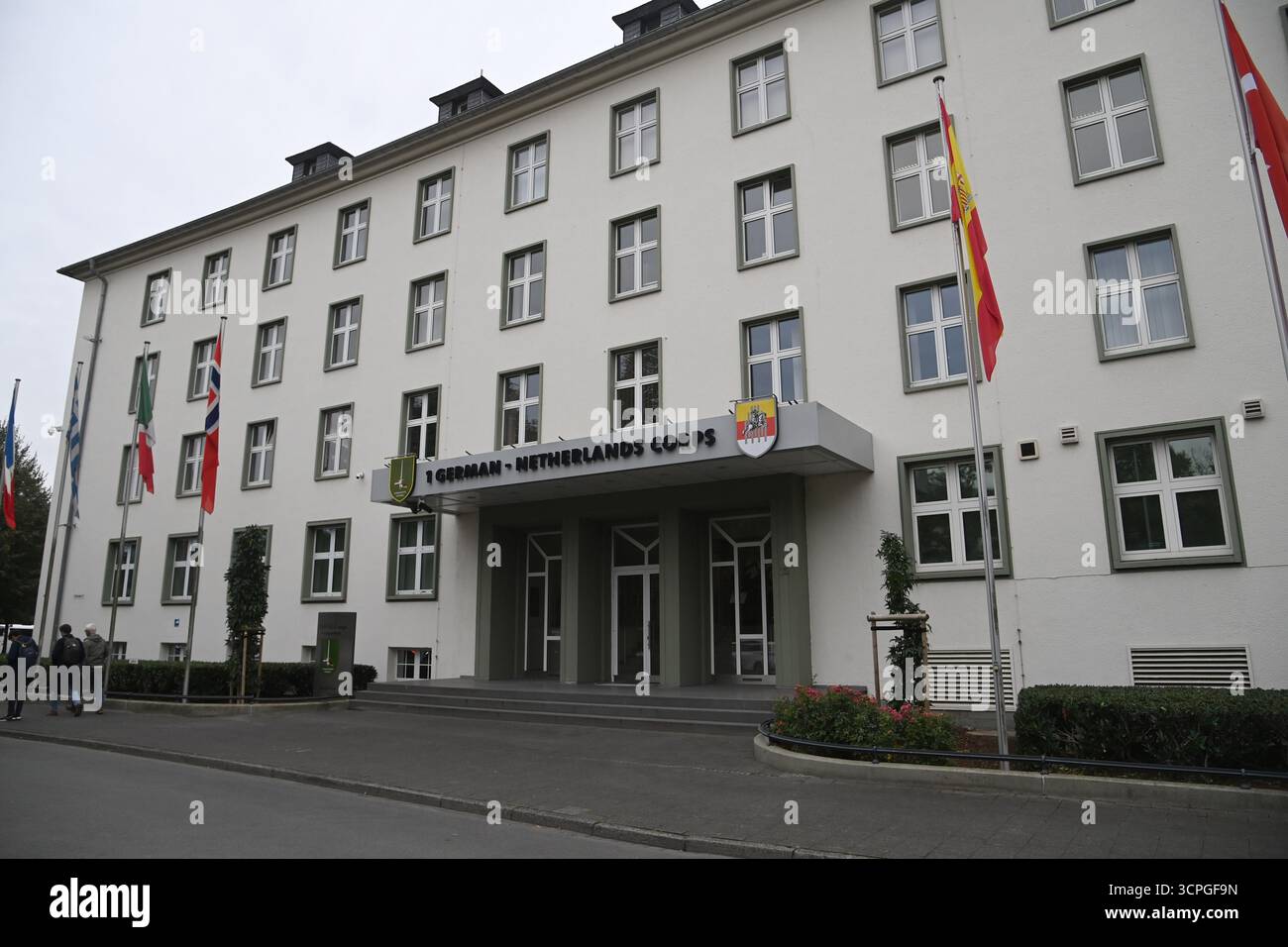 The building of the German-Dutch Corps in Münster, exterior view. Visit ...