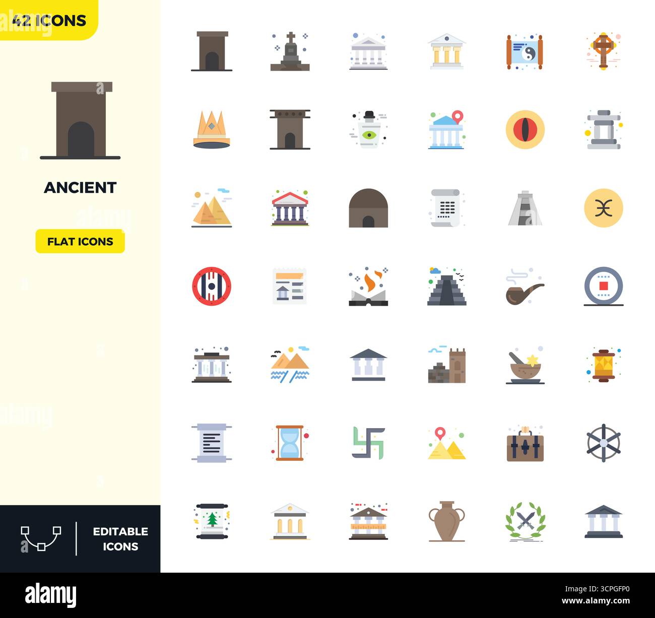 Antiquity representation Stock Vector Images - Alamy