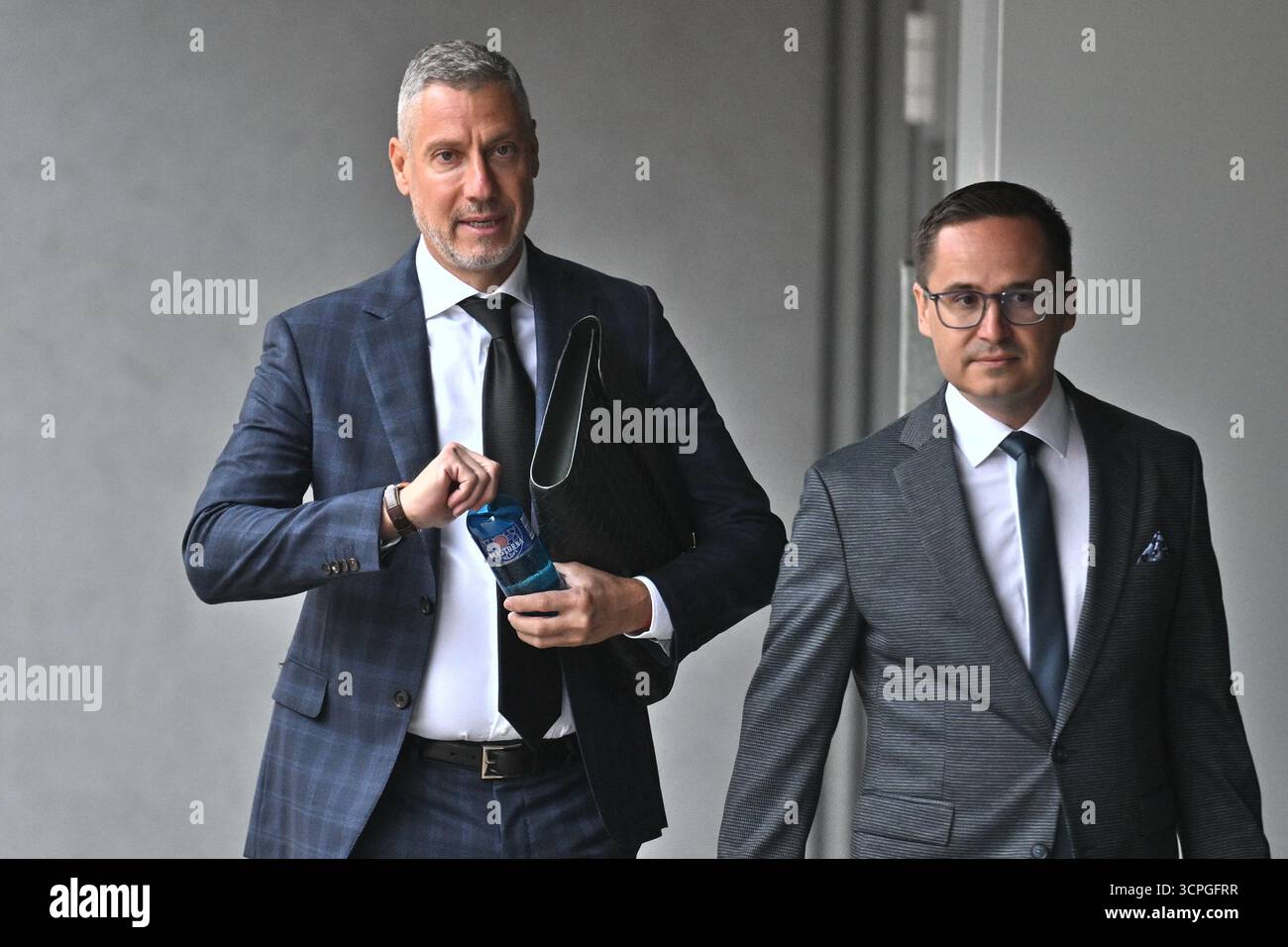 Businessman Michal Redl (left) pleaded not guilty in the case of ...