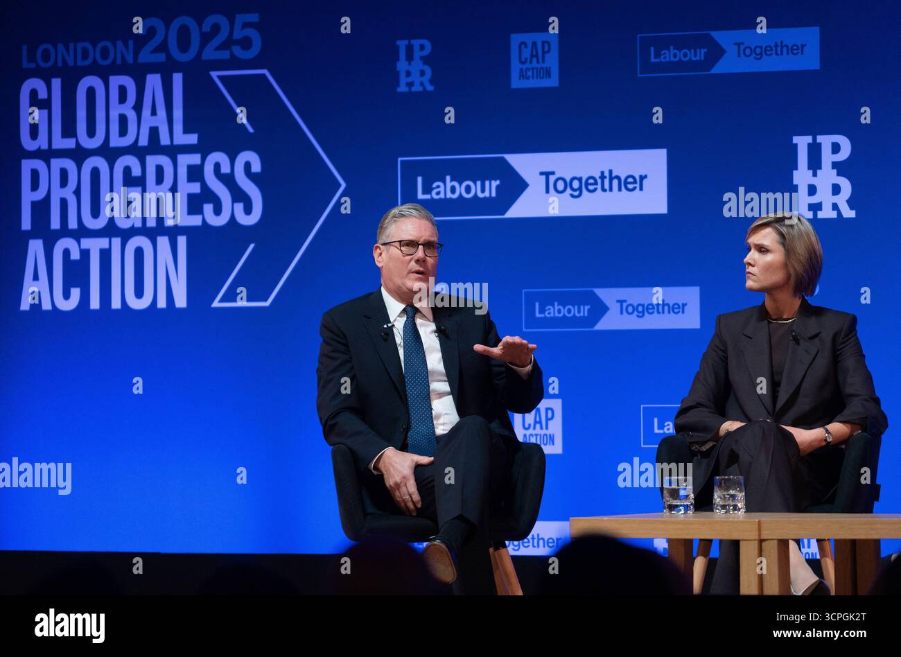 Britain's Prime Minister Keir Starmer, left, and Iceland Prime Minister ...