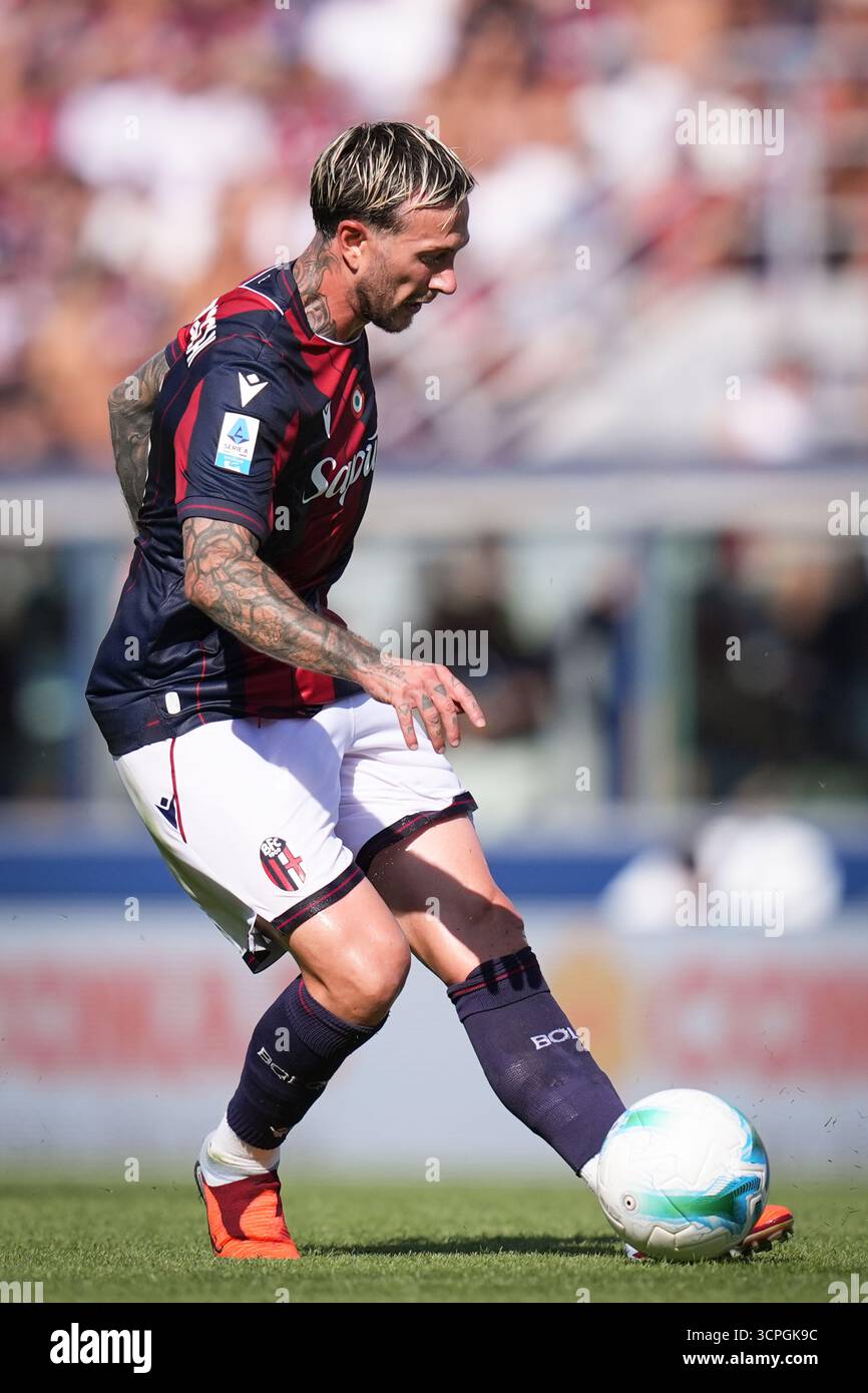 Bologna's Federico Bernardeschi in action during the Serie A soccer ...