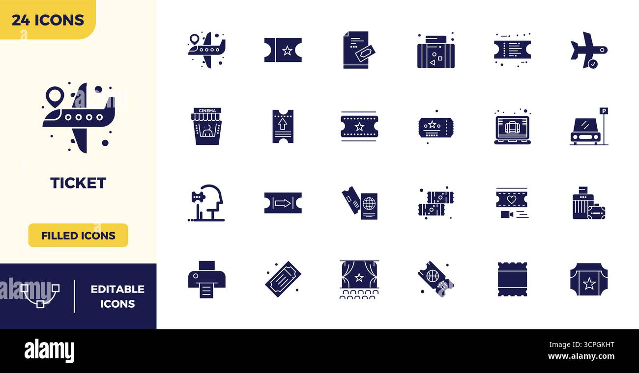 Cinema handicap Stock Vector Images - Alamy