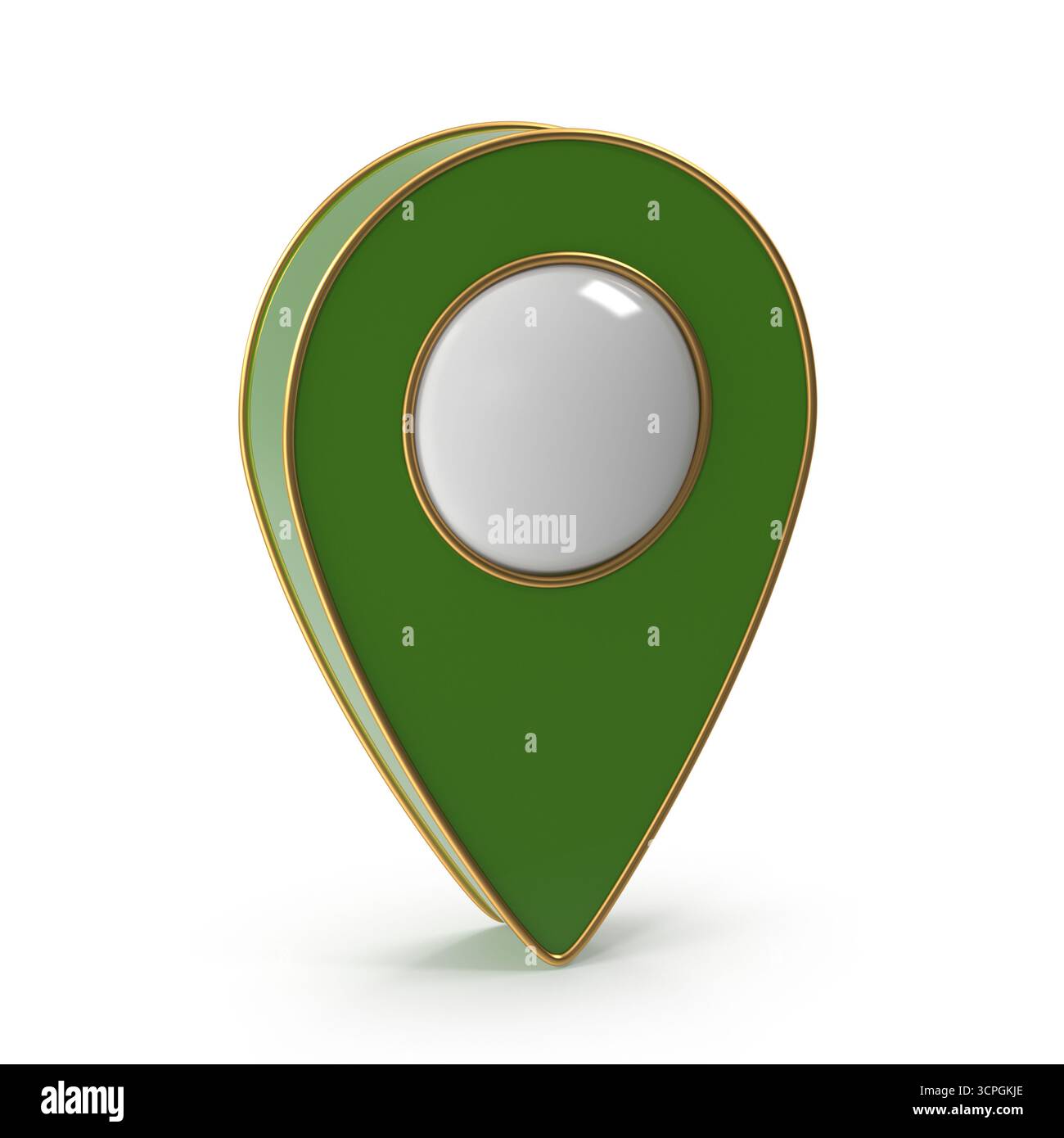 3d realistic location pin Cut Out Stock Images & Pictures - Alamy