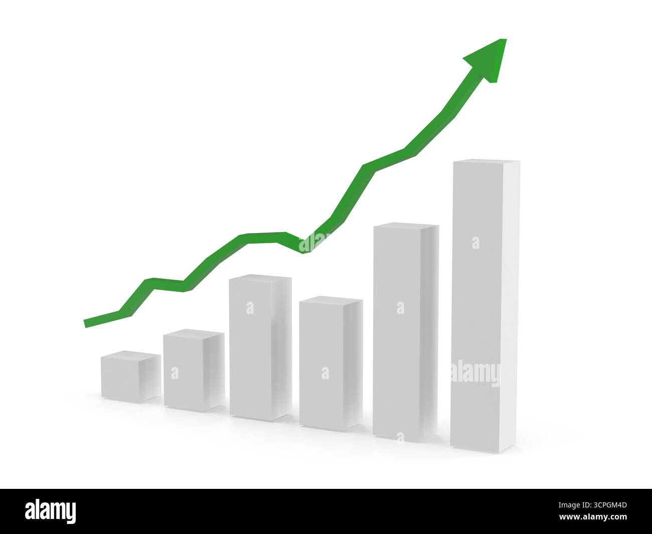 Financial growth and success chart Stock Photo - Alamy