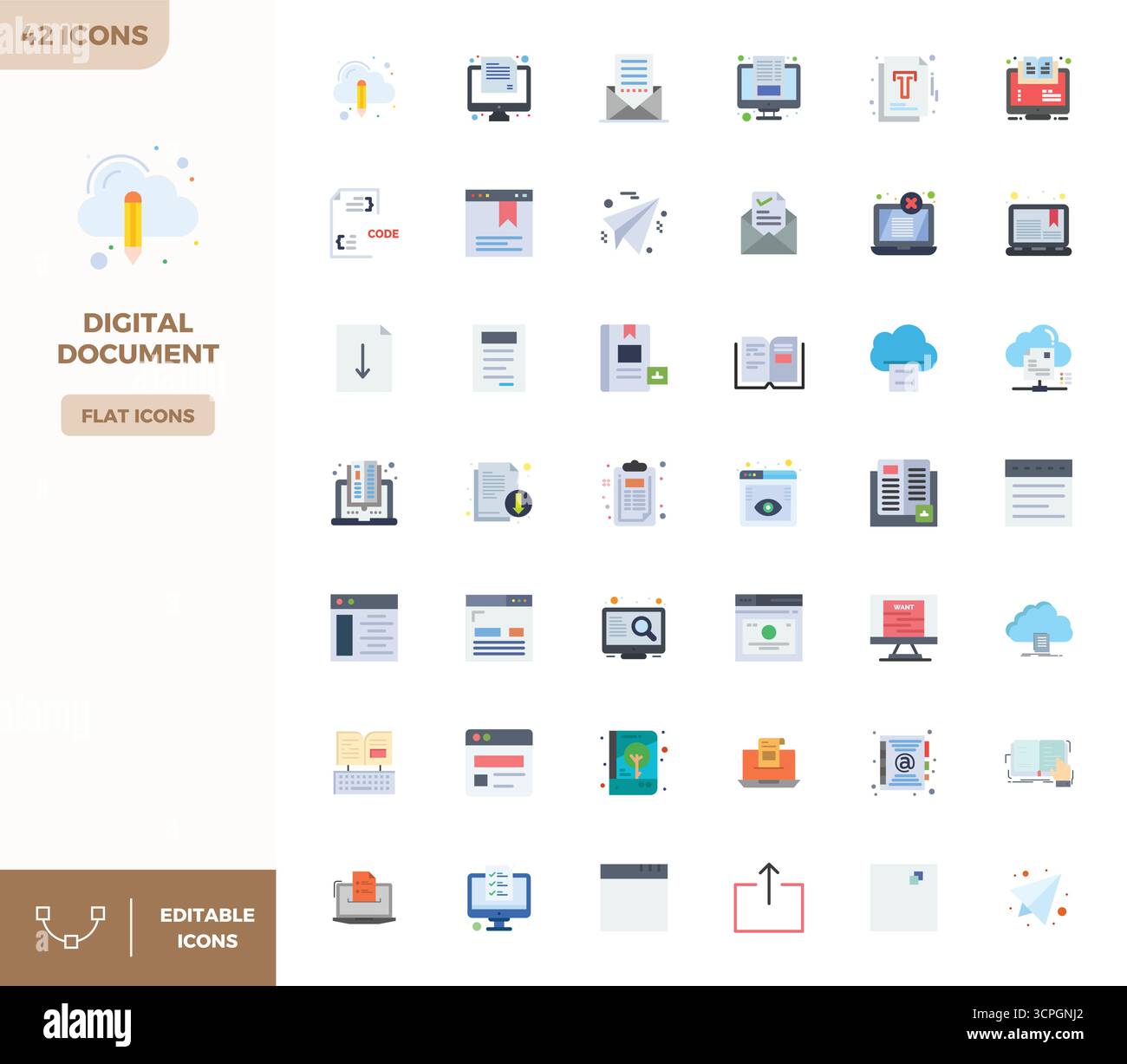 Archival image document Stock Vector Images - Alamy