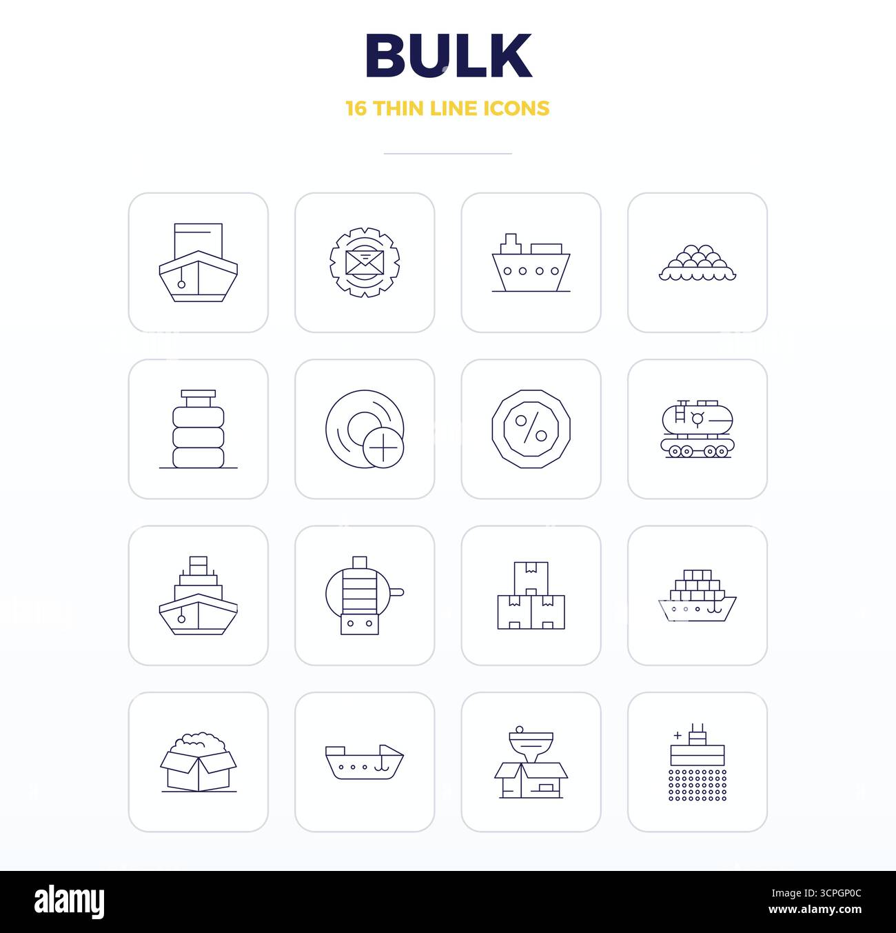 Delivery of bulk materials Stock Vector Images - Alamy