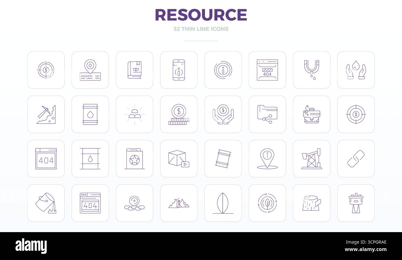 Poorly managed resources Stock Vector Images - Alamy