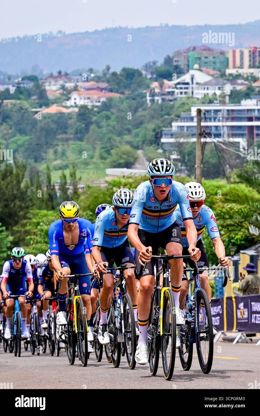 Belgian Tim Rex pictured in action during the u23 men road race (164,6 ...
