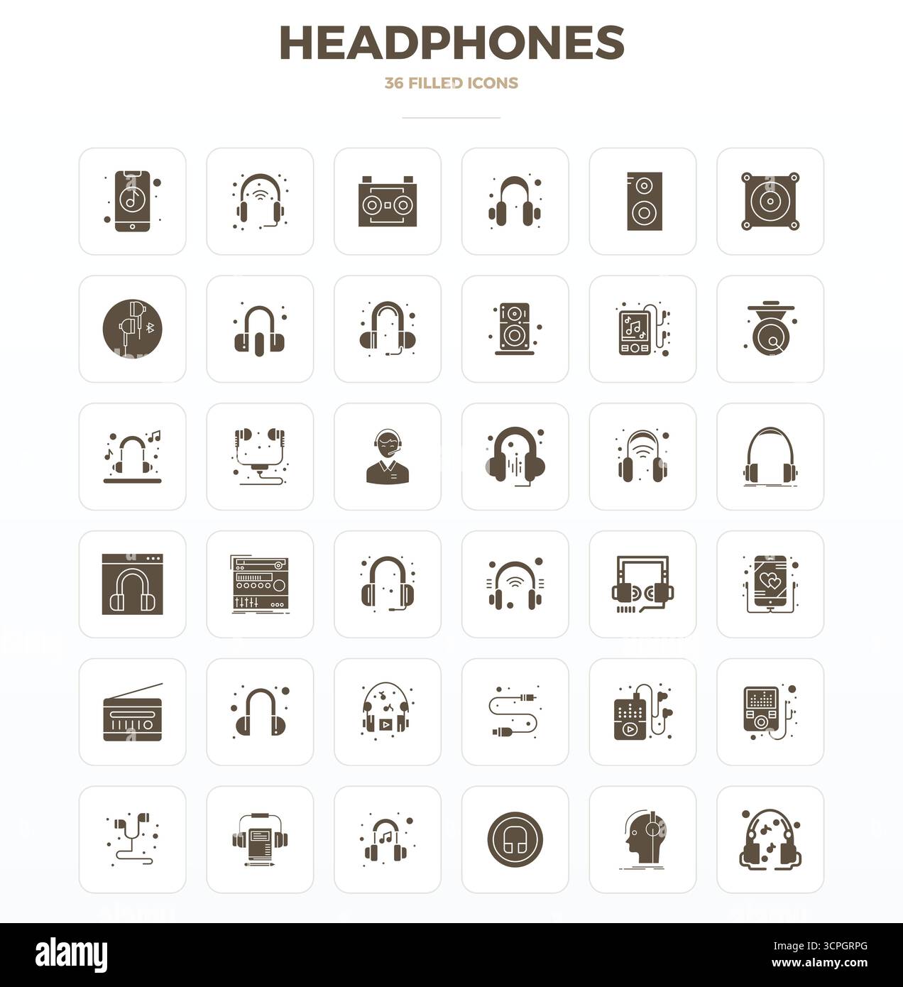 Industry-leading pack of 36 SolidFill PIXEL perfect vector icons for ...