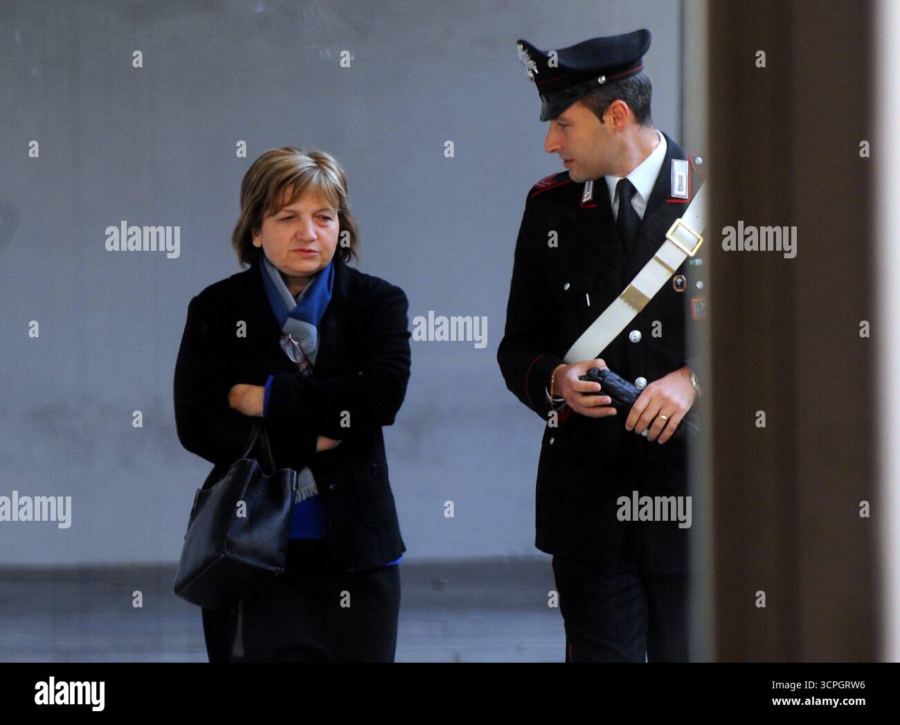 VIGEVANO - VIGEVANO COURT, GARLASCO MURDER TRIAL, WITH GIUSEPPE POGGI ...