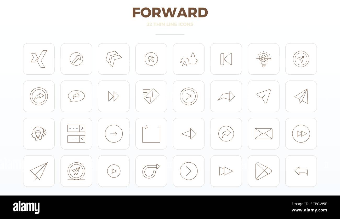 Artfully designed 32 Thin Outline PIXEL perfect vector icons for ...