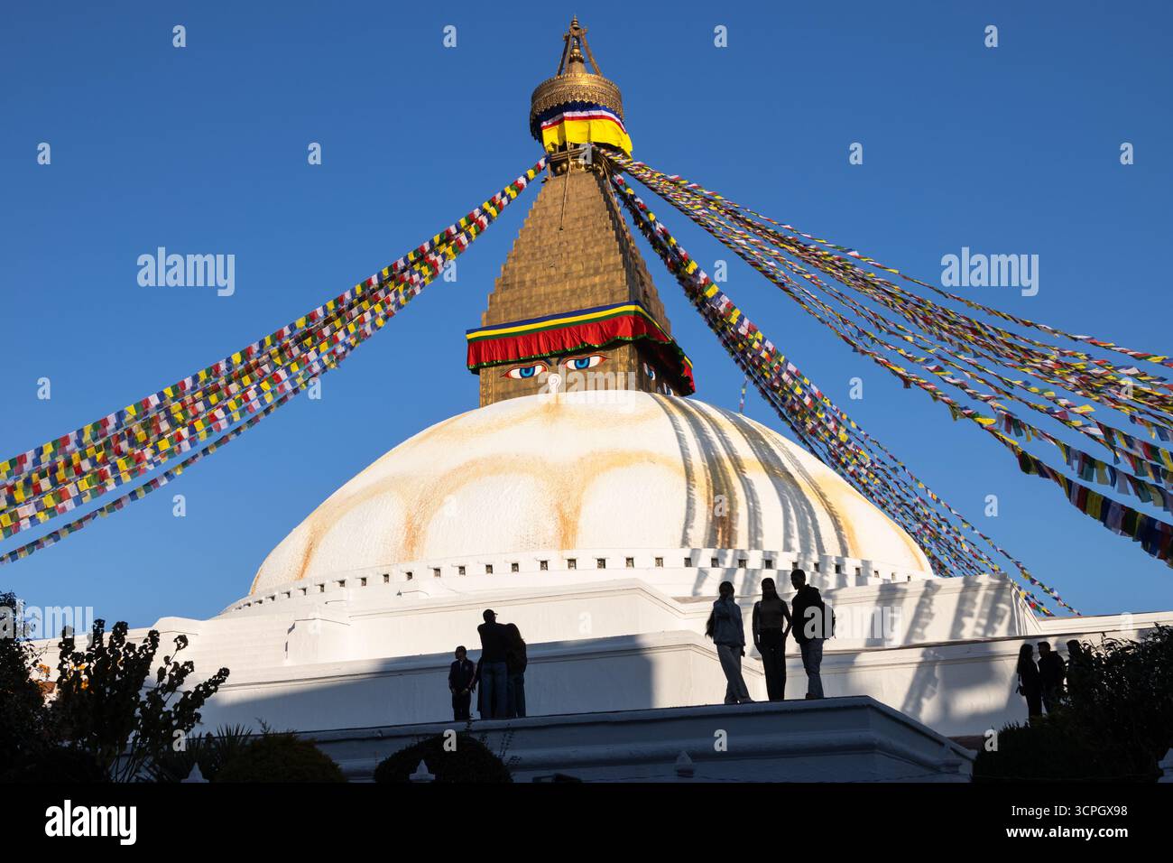 Boudhanath, Boudha Stupa, the largest stupa in Nepal, Buddhist ...