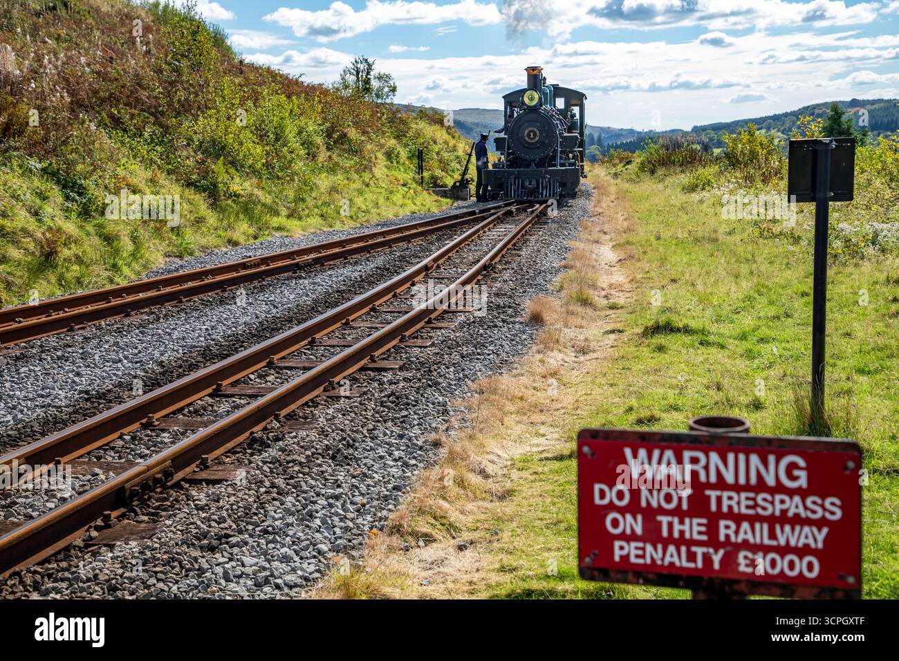 Brecon Mountain Railway Wales Stock Photo - Alamy