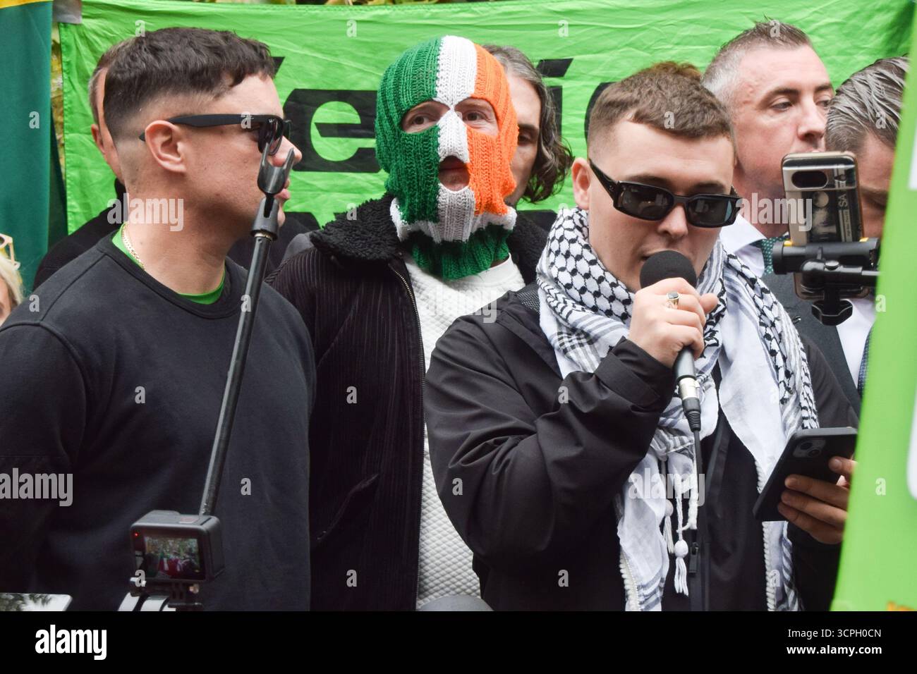 London, UK. 26th September 2025. Rapper Mo Chara of the Irish hip hop ...