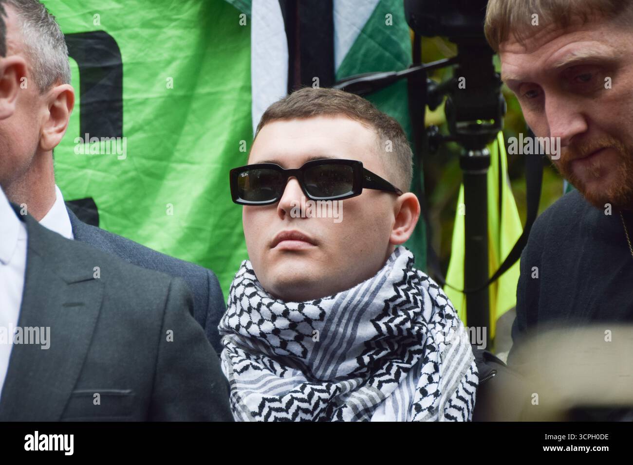 London, UK. 26th September 2025. Rapper Mo Chara of the Irish hip hop ...